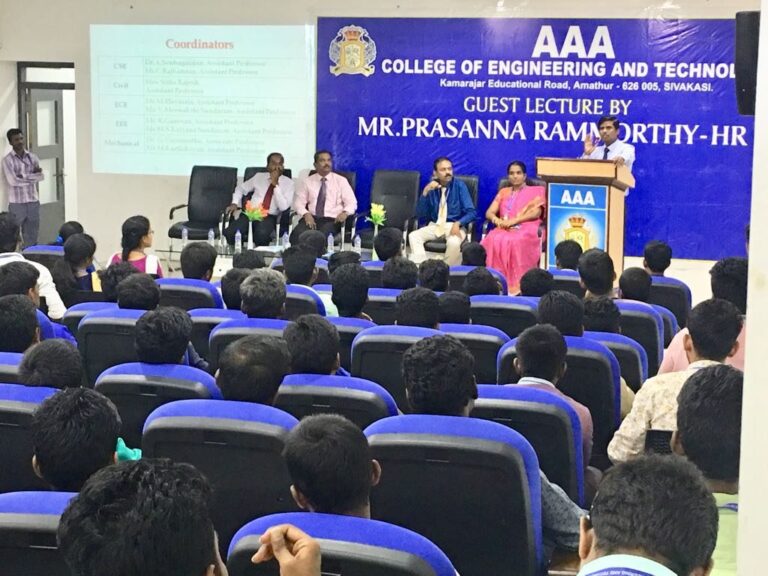 STUDENT’S LIFE @ AAACET – AAA College of Engineering & Technology, Sivakasi