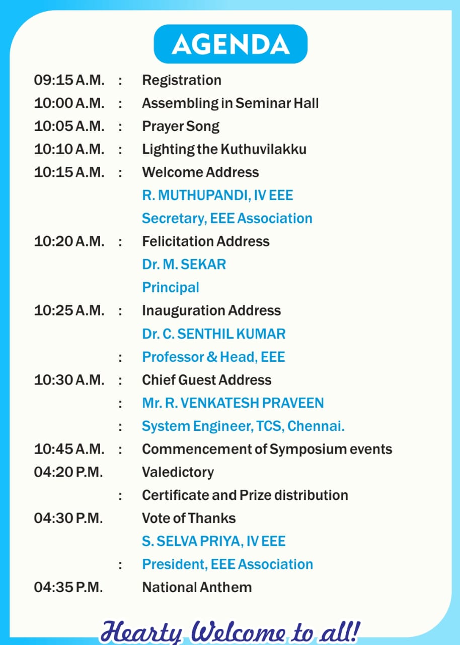 EEE National Level Technical Symposium – AMPHEROZ 2K24 – AAA College of ...