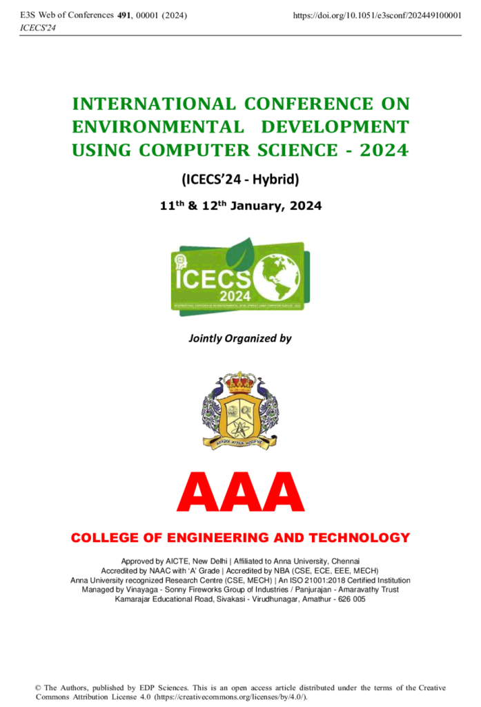 PRINCIPAL MESSAGE – AAA College of Engineering & Technology, Sivakasi