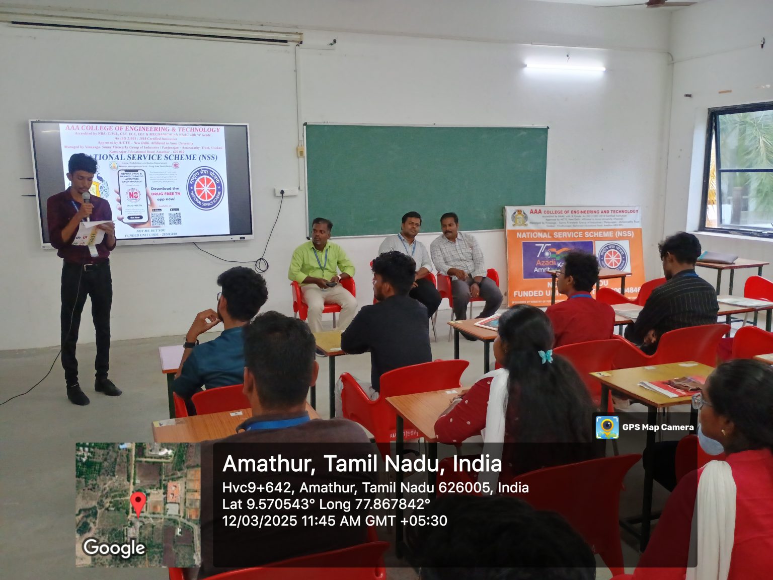 DRUG FREE TN – AWARENESS PROGRAM on 12-03-2025 – AAA College of ...