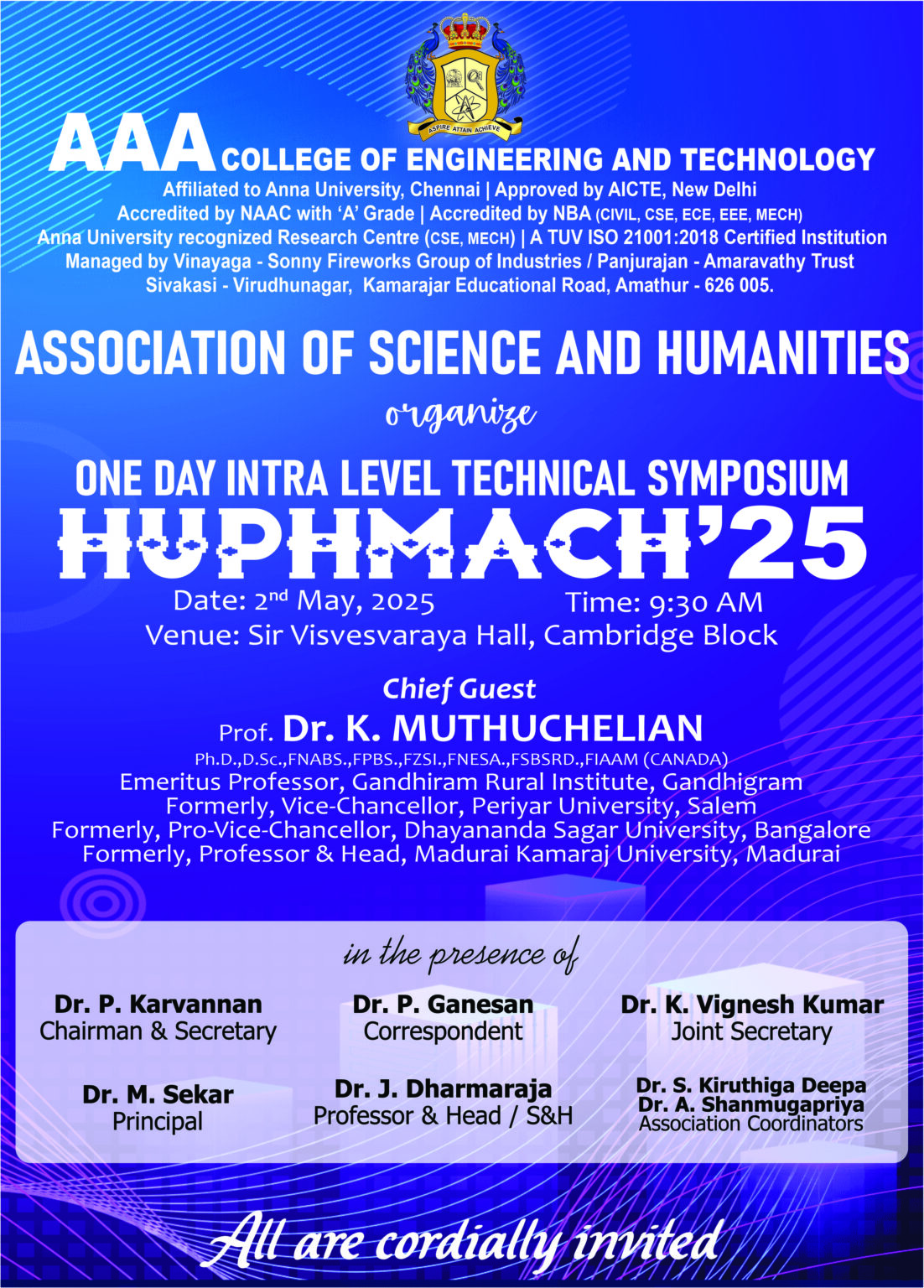 AAA College of Engineering & Technology, Sivakasi – Learn from Top ...