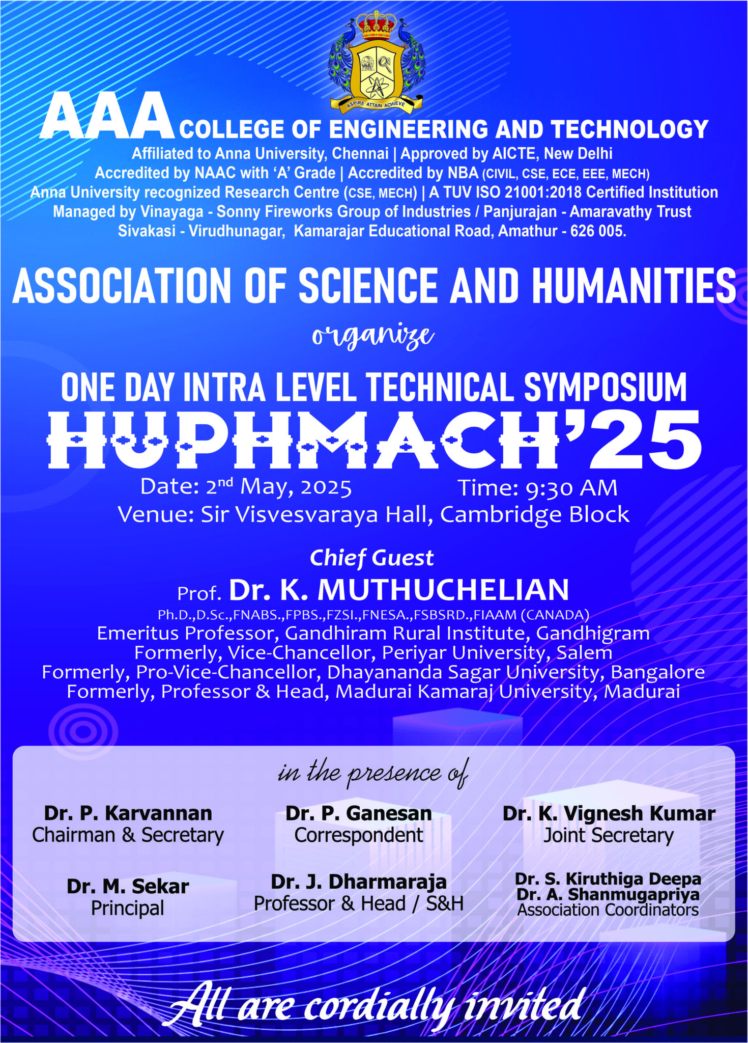 AAA College of Engineering & Technology, Sivakasi – Learn from Top ...