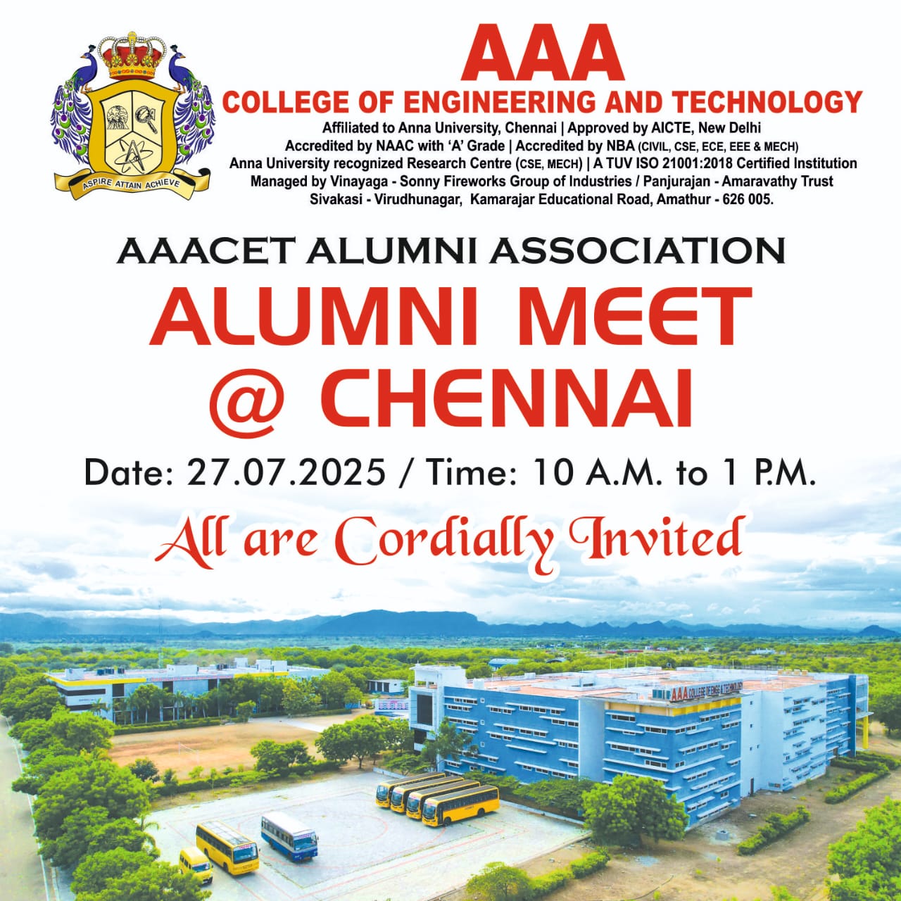 AAA College of Engineering & Technology, Sivakasi – Learn from Top ...