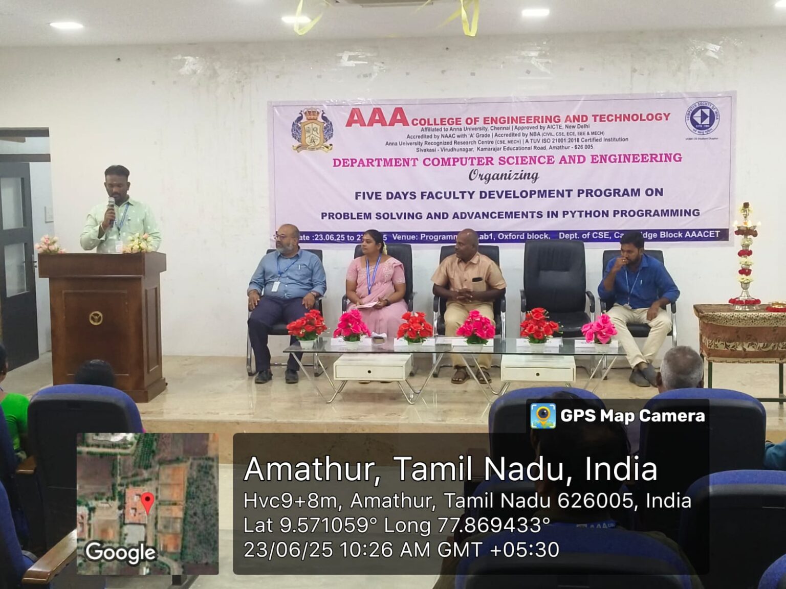 Five-Day Faculty Development Program (FDP) on “Problem Solving and Advancements in Python ...